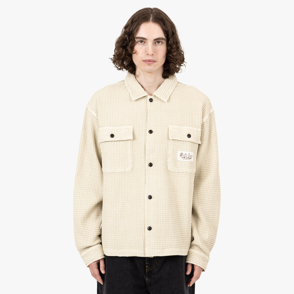 Brain Dead Waffle Button Front Shirt / Tan – Livestock