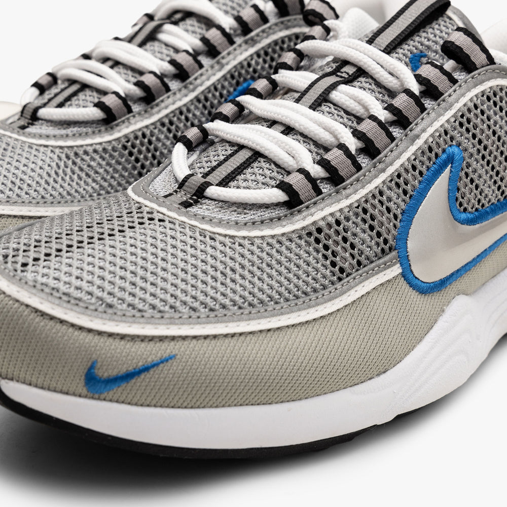 Nike Air Zoom Spiridon SP Metallic Silver / Signal Blue – Livestock