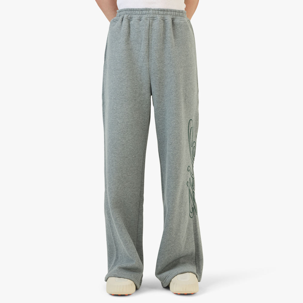 4YE Signature Zip Wide Pant Medium Grey / Forrest Green – Livestock