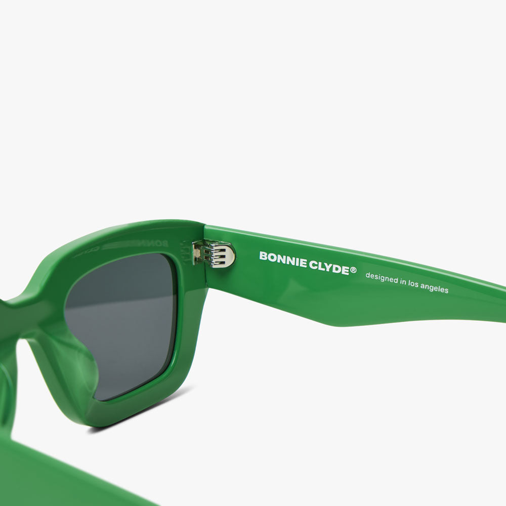 Bonnie Clyde Karate Sunglasses Green / Black – Livestock